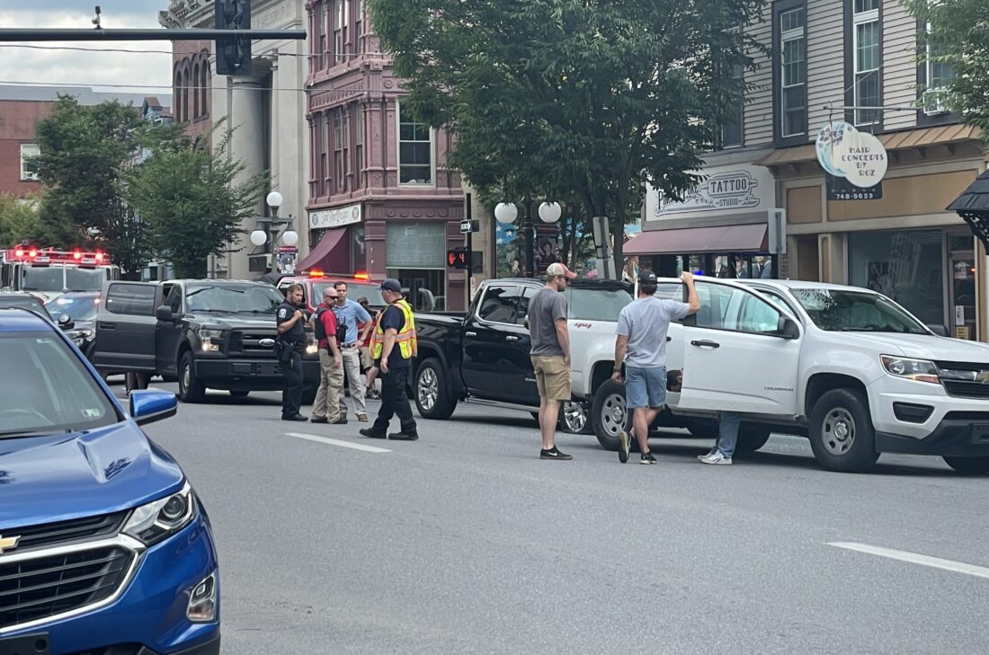 One injury reported in two vehicle crash in downtown Lock Haven | News ...